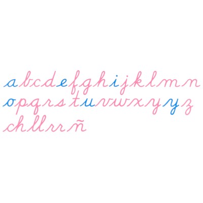 french cursive alphabet printable