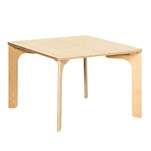 miks - Table square 46 | birch | Heutink International