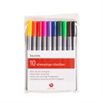 Felt tip pens - Triangular - Heutink - Pouch of 10 colours | Heutink ...
