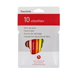 Felt tip pens - Goldline - Heutink - Pouch of 10 colours | Heutink ...
