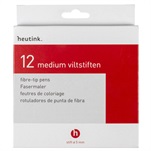 Felt tip pens- Medium - Heutink - Pouch of 12 | Heutink International